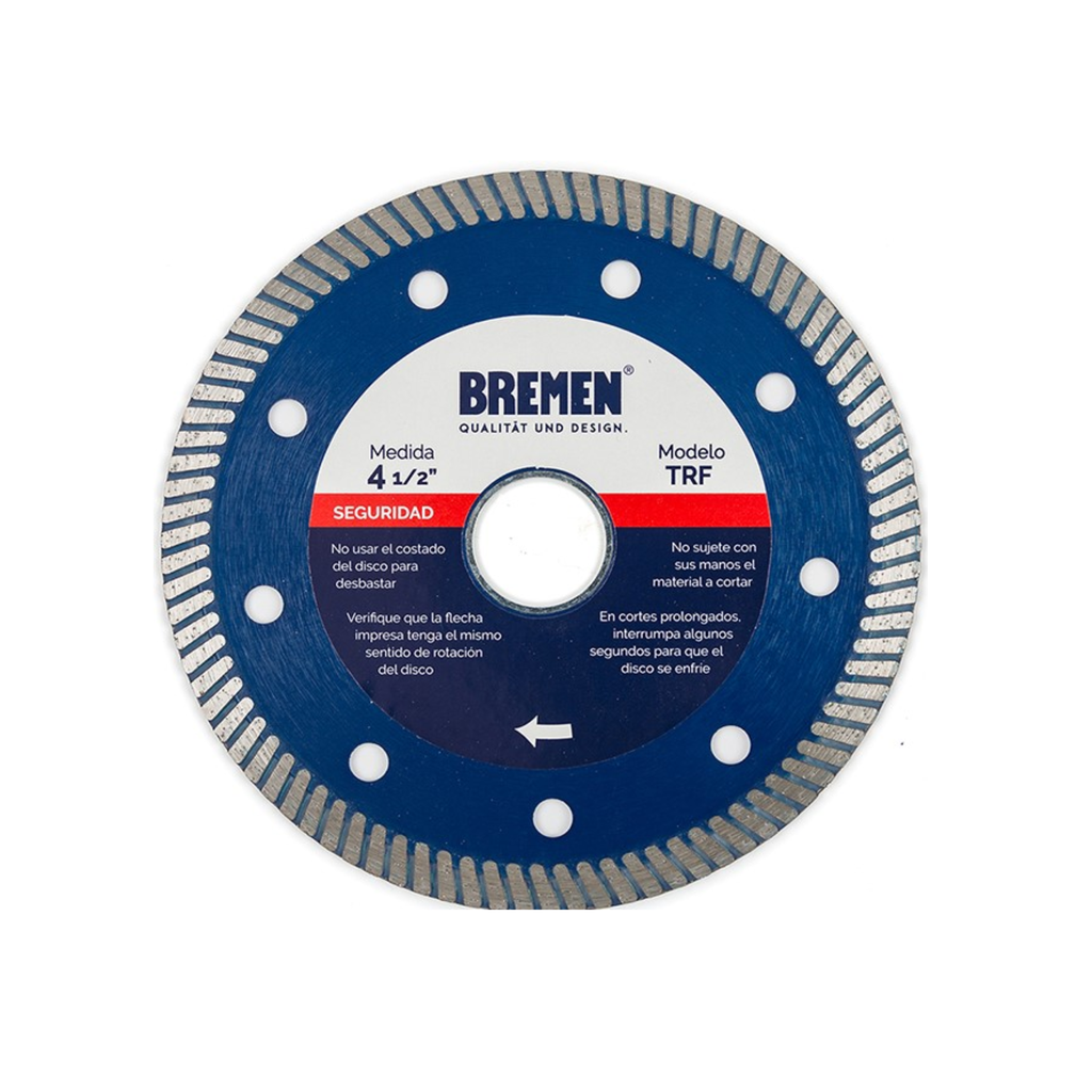 DISCO DIAMANTADO 4.5" TRF BREMEN - BR6735 | Megamaq